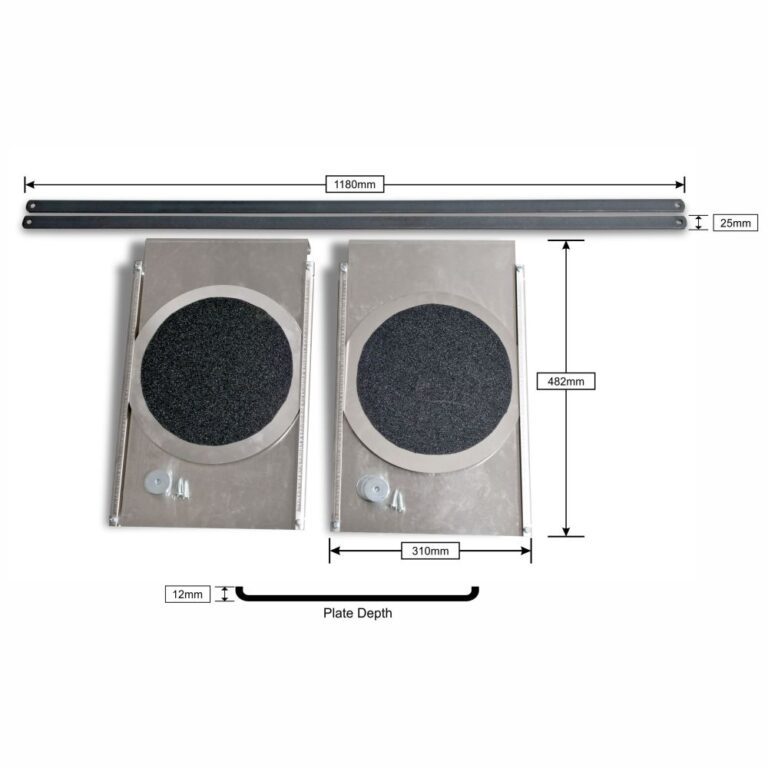 Turning Radius Plates - STAINLESS STEEL for LIFTS - Prosol