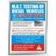 MOT Poster - Diesel Vehicle Testing Information (DTI) - Prosol