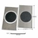 Turning Radius Plates - STAINLESS STEEL for PITS - Prosol